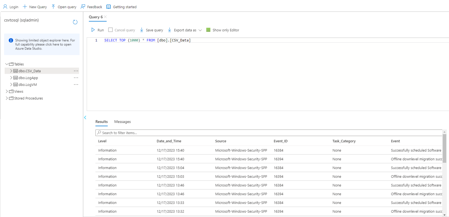 Import Csv Data To Azure Sql Server Using Python Technostressblog