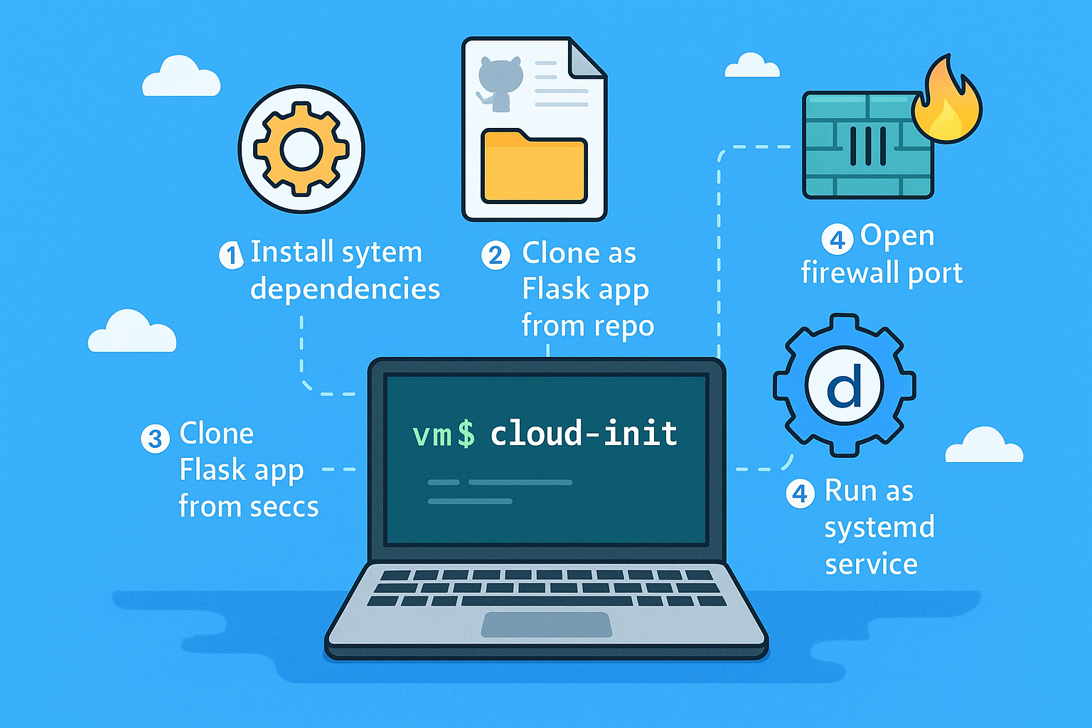 Cloud-Init On Azure: Auto-Provision A Flask App Right After VM Creation - Technostress.blog